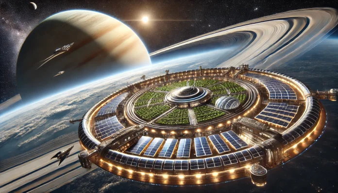 Exploring the Feasibility of a Self-Sustaining Colony in Saturn's Orbit ...