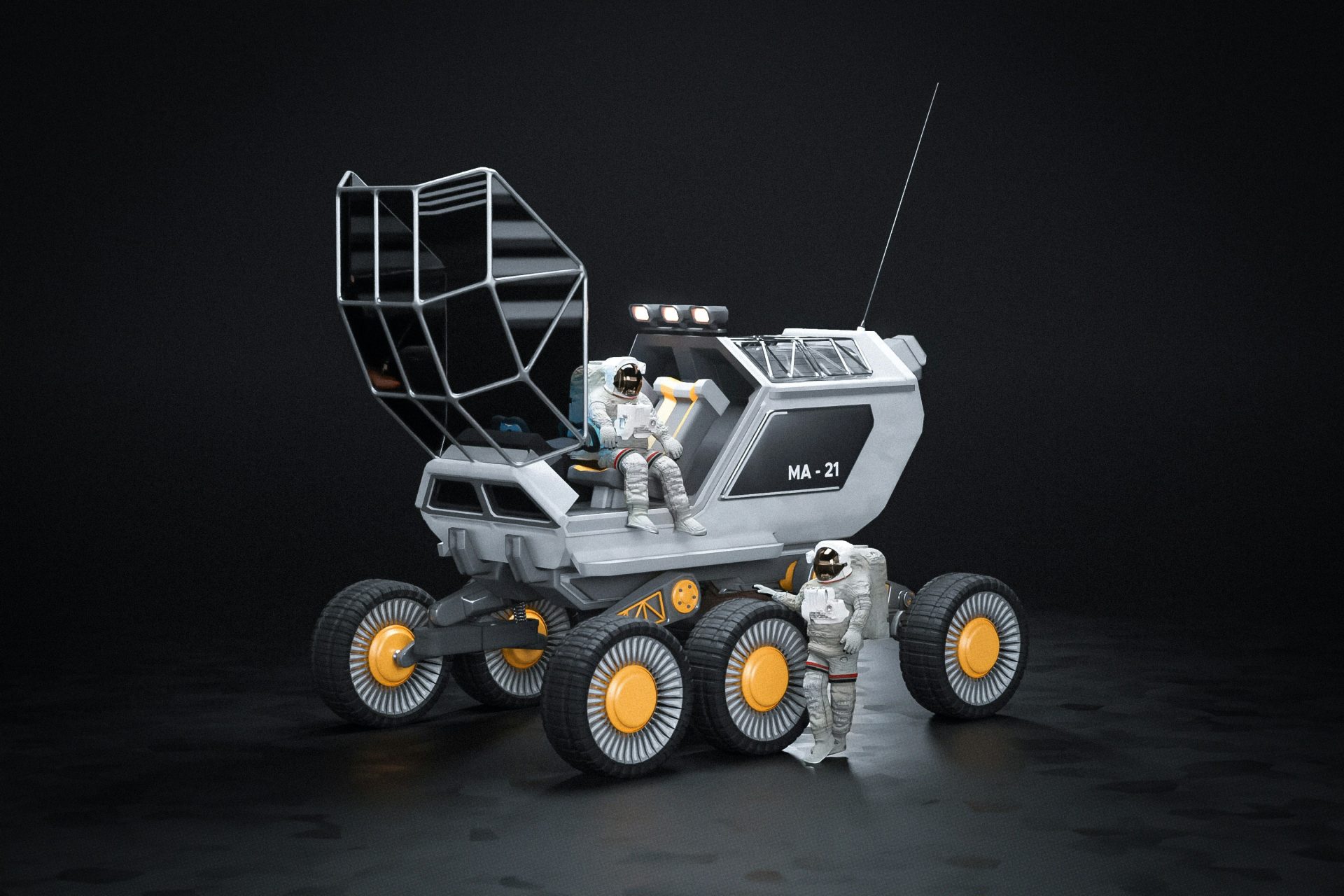 A Lunar Rover Design for a Future Crewed Lunar Base - NHSJS