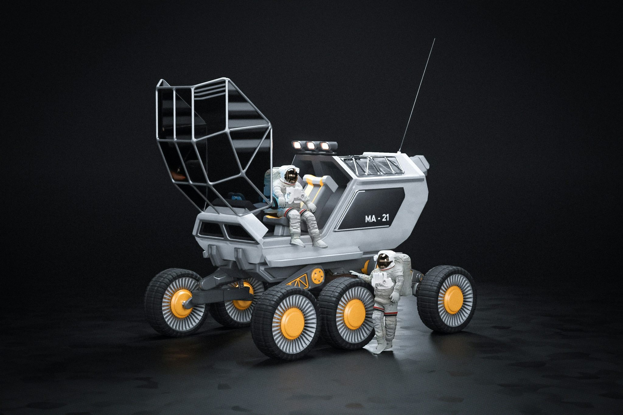 A Lunar Rover Design for a Future Crewed Lunar Base - NHSJS
